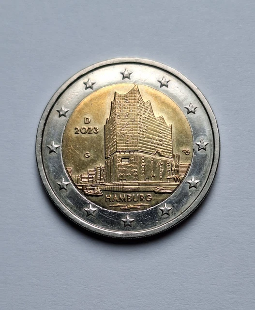 2 EURO MÜNZE 2023 D - Hamburg- Elbphilharmonie EUR 1.200,00 - PicClick DE
