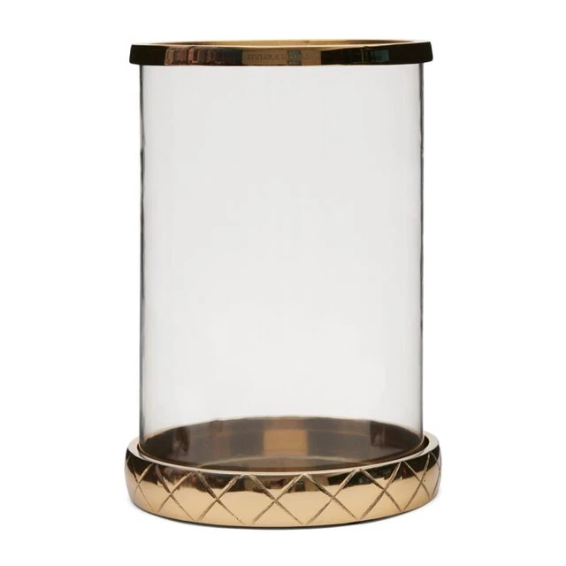 Windlicht Gros Glas Metall