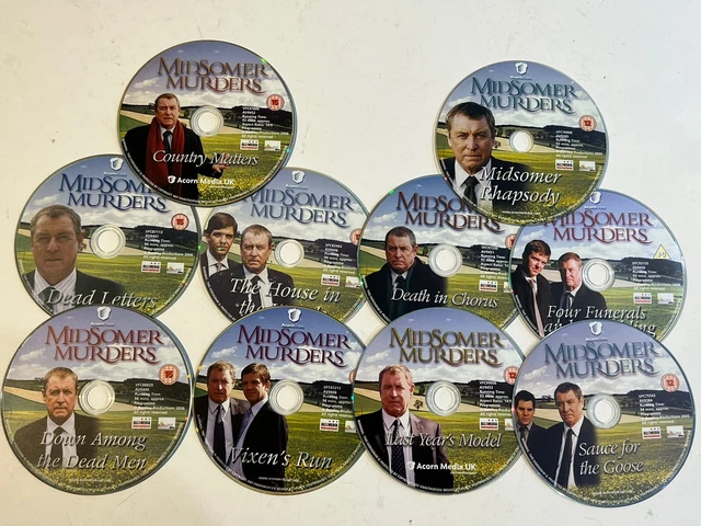 MIDSOMER MURDERS THE Fifth Collection Dvd Bundle ** Discs Only ** Investigations £13.49 ...