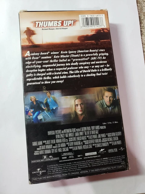 THE LIFE OF David Gale (VHS, 2003) £7.15 - PicClick UK