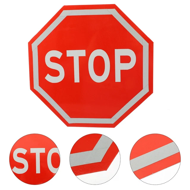 STOP SIGN STOP Sign Garage Parking Rest Area Sign Reflective Stop Sign ...