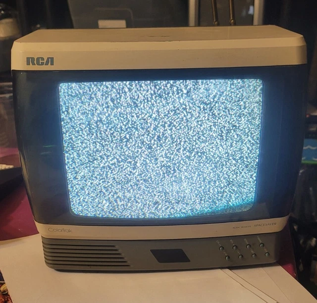 Rca Colortrak Retro Gaming Plus Spacesaver E09535kw 9 Color Crt Tv 80