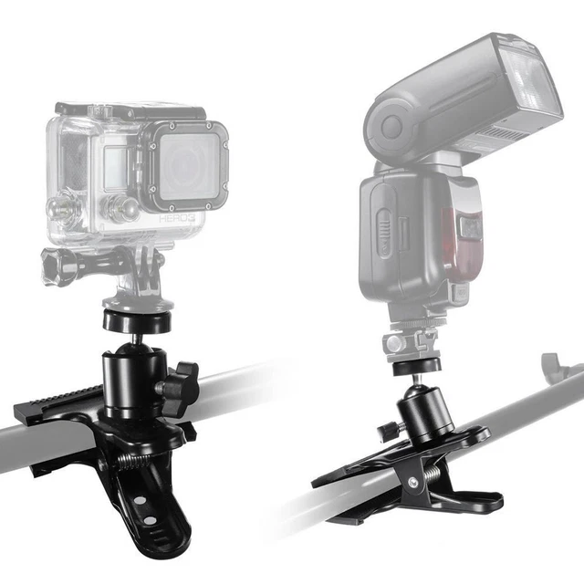 BALL HEAD CAMERA Tripod Mount Flash Holder Photo Studio $16.19 ...
