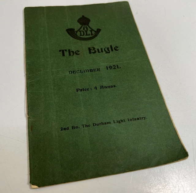 1921 2ND BATTALION Durham Light infantry news Magazine The Bugle ...
