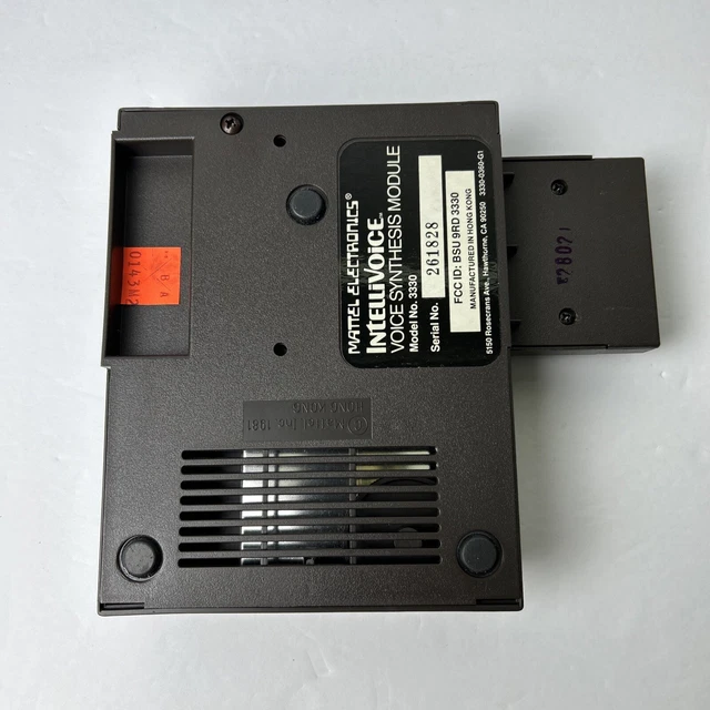 MATTEL ELECTRONICS INTELLIVISION Intellivoice Voice Synthesis Module ...