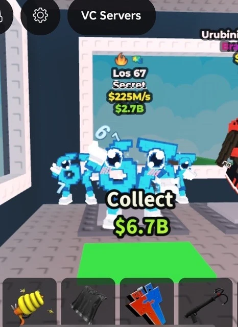 LOS 67 BRAINROT 225M/S (Steal A Brainrot) Roblox £26.68 - PicClick UK