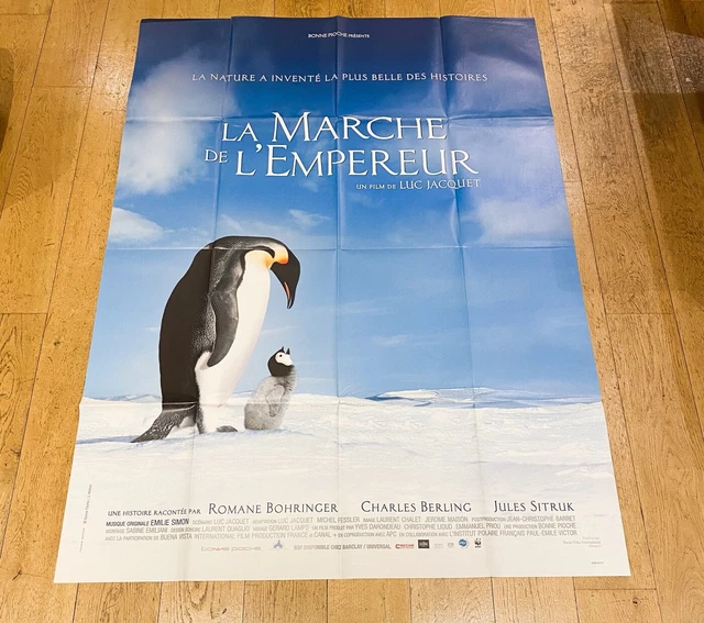 LA MARCHE DE L'EMPEREUR Affiche cinéma 120x160 LUC JACQUET - DOCU ...