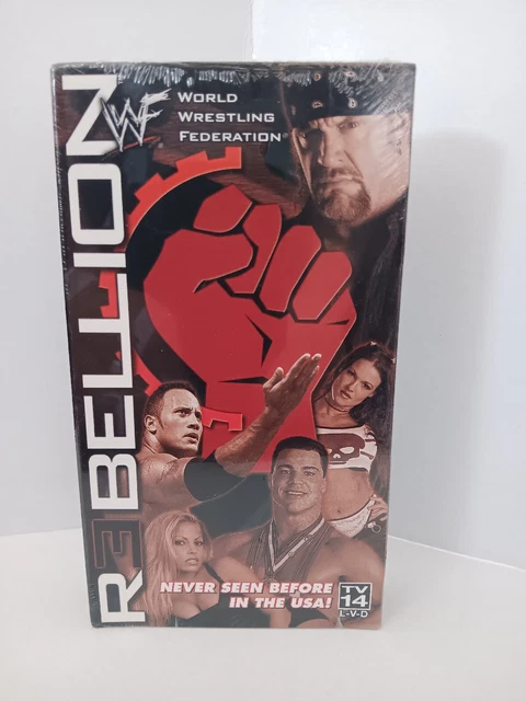 WWF REBELLION 2000 Wrestling WWE Kurt Angle Stone Cold Rock Undertaker ...