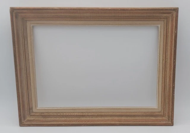 CADRE VINTAGE TYPE MONTPARNASSE BOIS PATINE FEUILLURE 24,3 cm x 35,4 cm ...