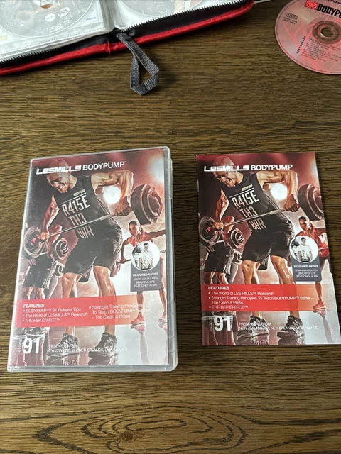 LES MILLS BODY pump dvd, CD And Choreography Notes Number 91 £25.00 ...