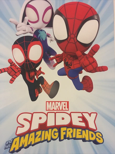 MARVEL SPIDEY AND his amazing friends Rare A3 Press Kit Poster New £40. ...