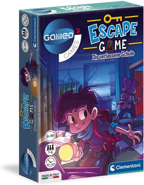 CLEMENTONI ESCAPE GAME - The Abandoned School, Board Game for $17.79 ...