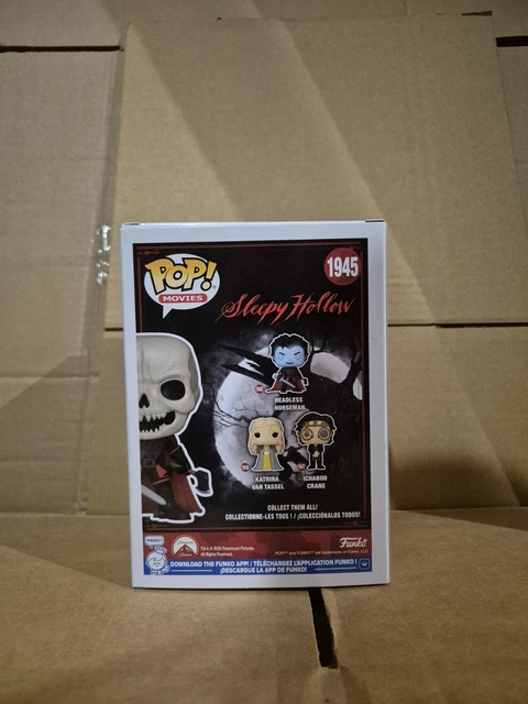 FUNKO POP! HEADLESS Horseman Chase #1945 Sleepy Hollow Figure, New ...