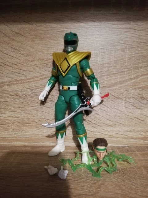 MIGHTY MORPHIN POWER Rangers Green Ranger Lightning Collection Hasbro ...