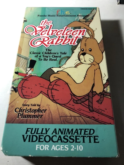 THE VELVETEEN RABBIT (1985) VHS Animated Children Family Christopher ...