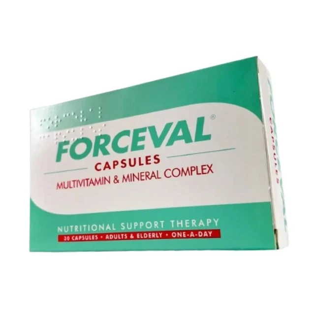 FORCEVAL MULTIVITAMIN / Mineral Supplement Capsules -Pack of 30 £19.99 ...