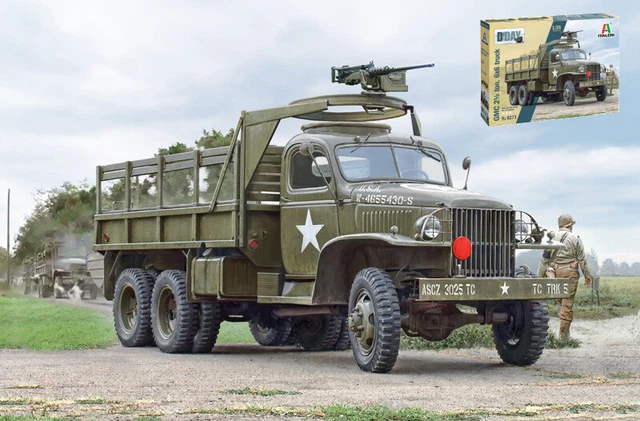 ITALERI GMC 2,5 Ton. 6x6 TRUCK D-DAY 80th ANNIVERSARY KIT 1:35 EUR 31,00 - PicClick IT