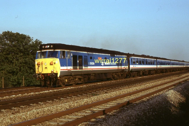 ORIGINAL RAILWAY SLIDE Class 50 50024 09.88 £3.99 - PicClick UK