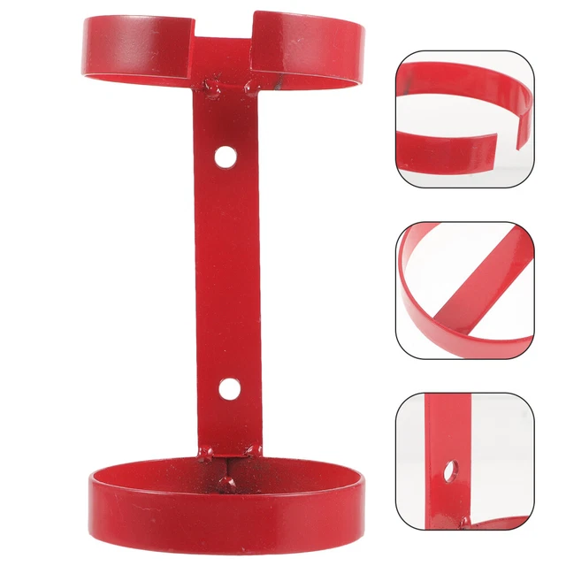 PORTABLE FIRE EXTINGUISHER Mount Bracket Fire Extinguisher Wall Rack £ ...