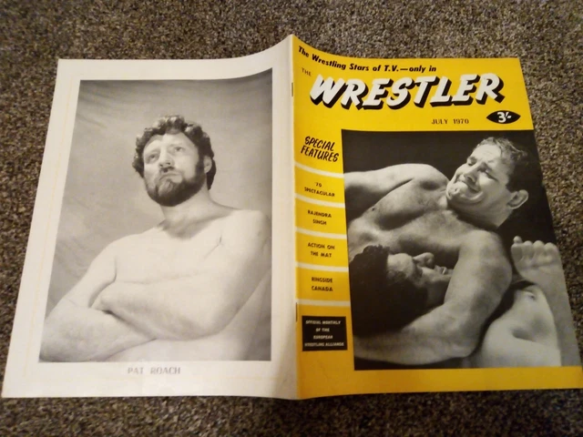 THE WRESTLER MAGAZINE (British wrestling, Ken Joyce, Pat Roach) July ...