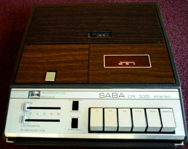 CASSETTENRECORDER SABA CR 335 Stereo EUR 18,00 - PicClick DE