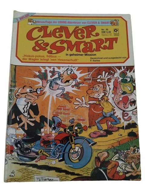 CLEVER & SMART 35 Hokus-pokus flidibus F. Ibáñez Comic Taschenbuch Deutsch EUR 11,95 - PicClick DE