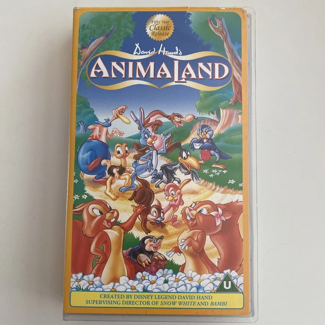DAVID HAND'S ANIMALAND VHS Video Retro Animated Kids Rare £9.99 ...