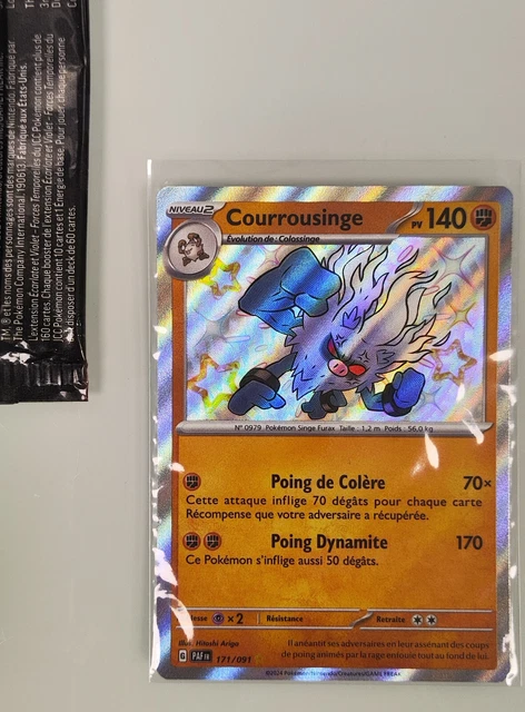 COURROUSINGE 171/091 CARTE Pokemon Shiny Destinees De Paldea Ev4.5 ...
