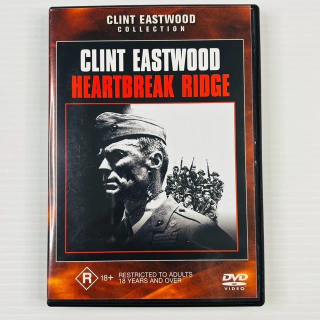 HEARTBREAK RIDGE DVD Region 4 PAL Tracked Postage Clint Eastwood ...