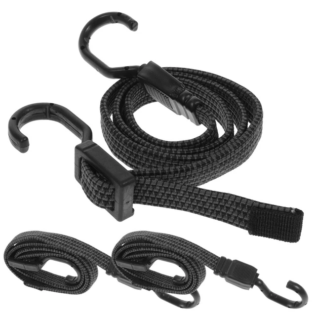 3 PCS HEAVY Duty Adjustable Bungee Cords Binding Straps With Hooks $35. ...