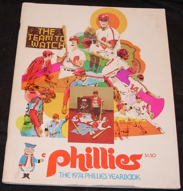 PHILADELPHIA PHILLIES YEARBOOK, 1974, Steve Carlton, Mike Schmidt, Greg ...