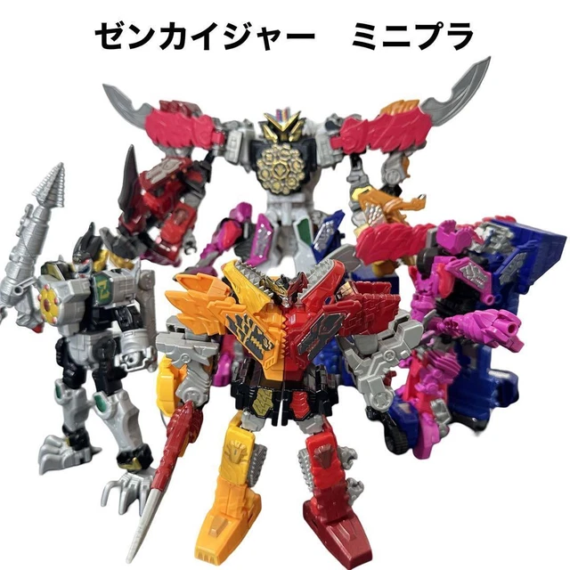 POWER RANGERS KIKAI Sentai Zenkaiger Minipla Megazord 4p Set BANDAI ...