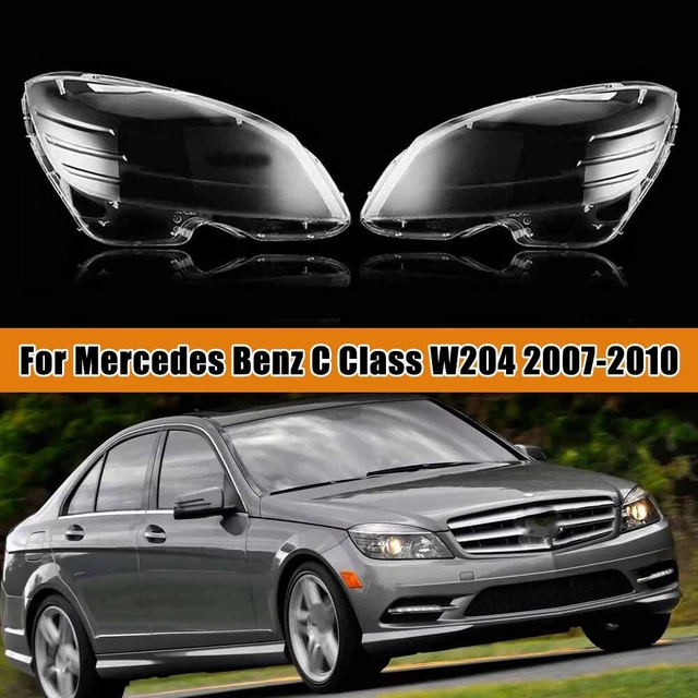 SCHEINWERFER LINSE SCHEINWERFERGLAS Für MERCEDES-BENZ C-Klasse W204 2008-2010 EUR 80,91 ...