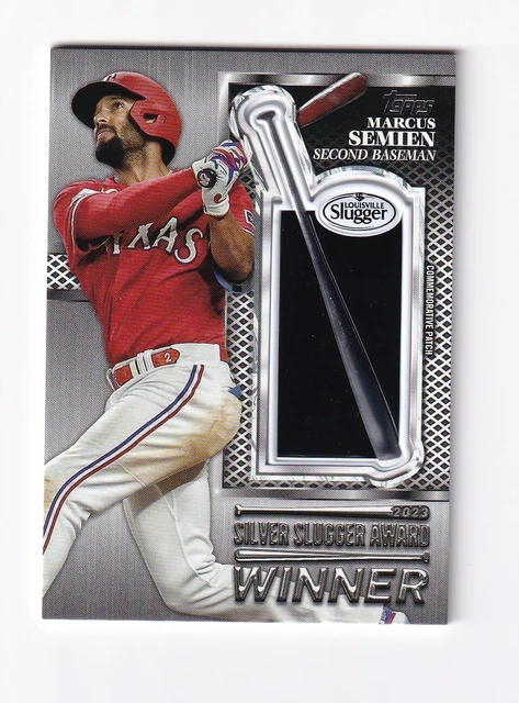 2024 TOPPS SERIE 2 Baseball Marcus Semien 2023 Argento Slugger Premio ...