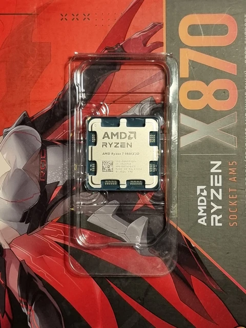 AMD RYZEN 7 9800X3D with Radeon Graphics, 8 Core AM5 Processor, 16 ...