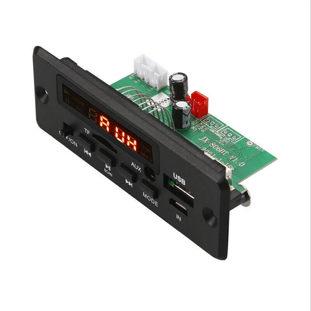 BLUETOOTH 5V-12V MP3 Player Decoder Board 2 * 25W Amplifier Car FM ...