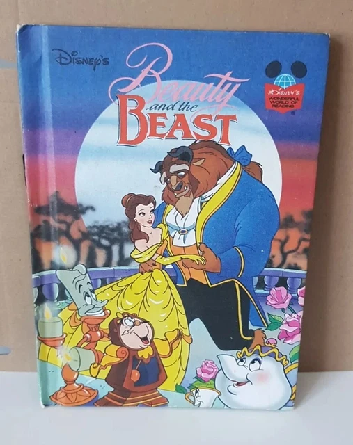 DISNEYS WONDERFUL WORLD Of Reading Hardback Book Beauty And The Beast £ ...