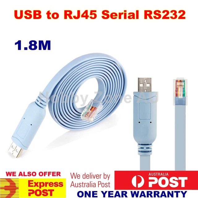 USB TO RJ45 Serial RS232 Console Cable Express Net Cable for Cisco ...