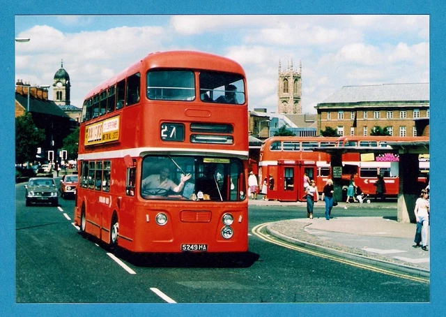 BUS PHOTO ~ Midland Red 5249: 1963 Fleetline - on loan to Trent - Derby ...