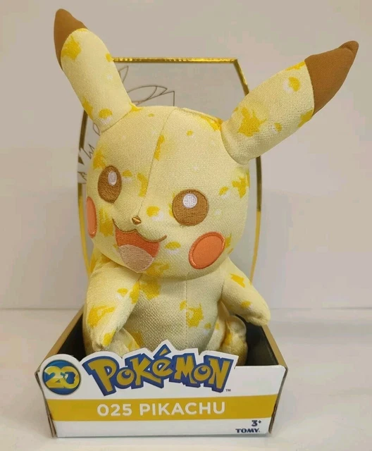 POKEMON 025 Pikachu Soft Toy 29cm Plush Height Tomy 20th Anniversary ...
