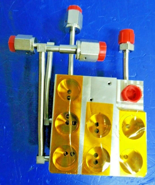 NEW LAM RESEARCH Pneumatic Valve Block & Tubes Manifold Assembly 839 ...