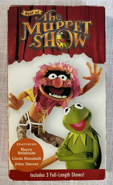 THE BEST OF The Muppet Show VHS Harry Belafonte Linda Ronstadt John ...
