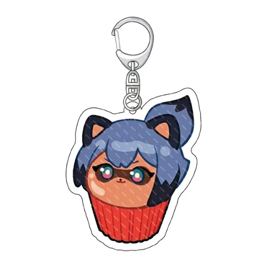 NEW ANIMAL KEYCHAIN Cartoon Kawaii BNA Acrylic Pendent Key Ring Anime O ...