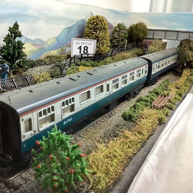 4X LIMA 00 Gauge Mk2 INTERCITY MK2 COACHES. 3 Passenger + Buffet. Boxed ...