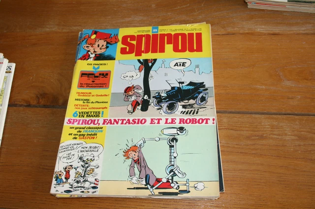 MAGAZINE SPIROU 1974 de 1976 franquin supplement felix tillieux EUR 1,20 - PicClick FR