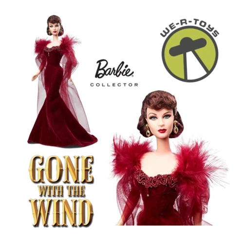 BARBIE COLLECTOR GONE avec Le Vent 75th Anniversaire Scarlett 'Hara ...