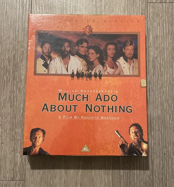 BIG CASE VHS Video Much Ado About Nothing Film Kenneth Branagh Limited ...