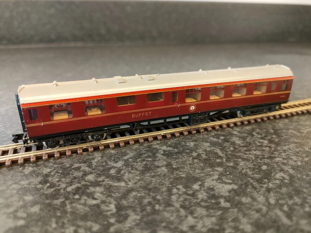 N GAUGE GRAHAM Farish Mk1 Buffet Coach in BR Maroon £10.78 - PicClick UK