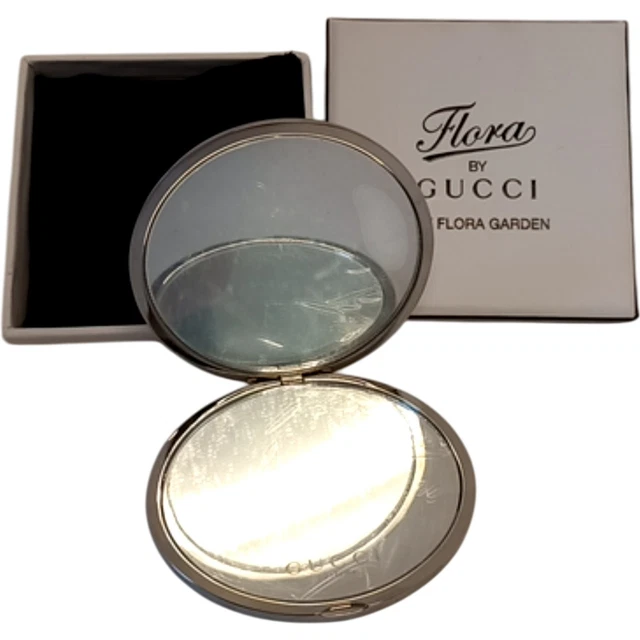 GUCCI MAKE-UP MIRROR Flora Garden Compact Dual Sided Magnifying Portable £14.99 - PicClick UK