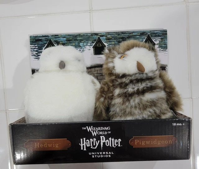 UNIVERSAL STUDIOS WIZARDING World Harry Potter Hedwig Pigwidgeon Plush ...